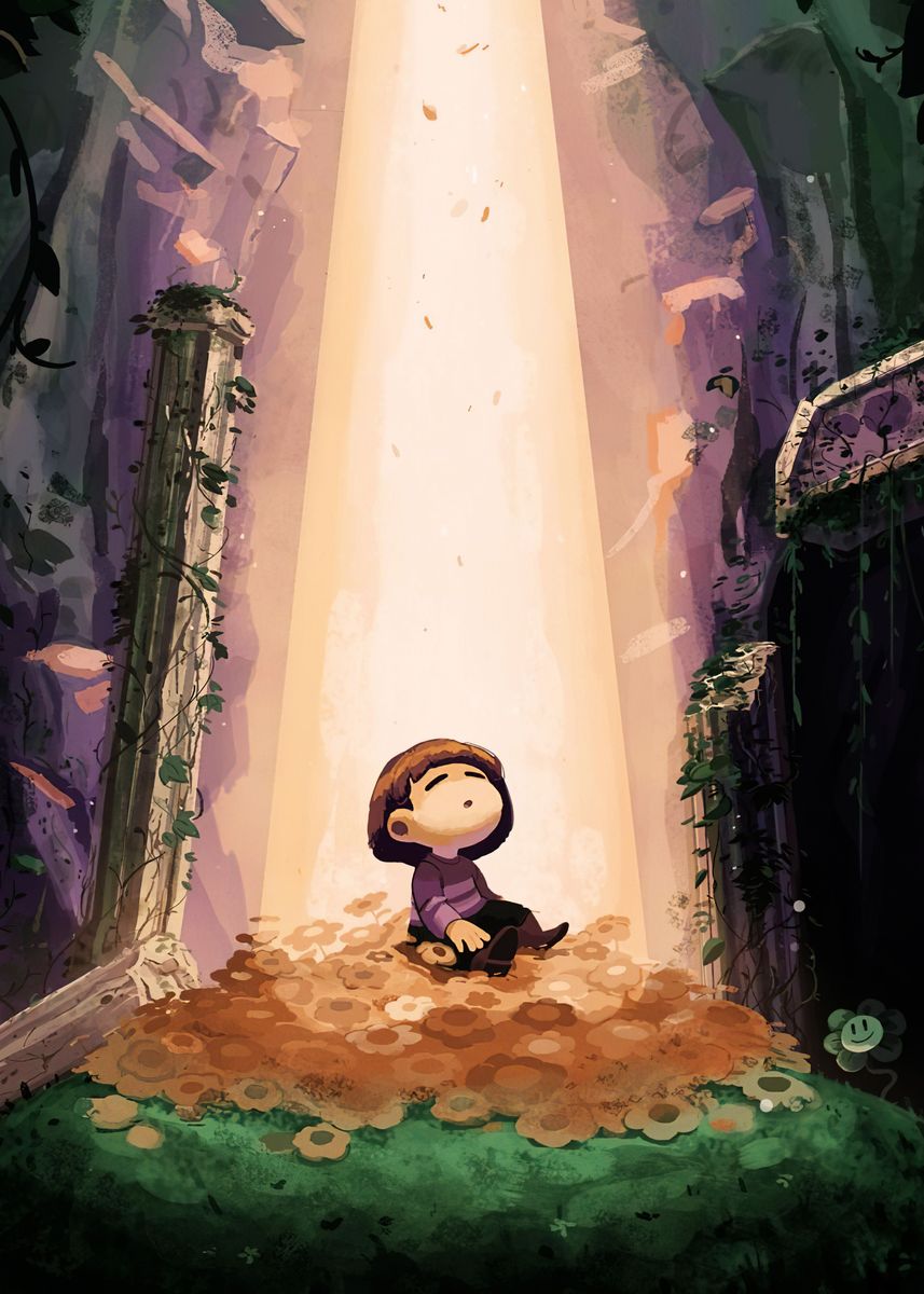 'undertale' Poster, picture, metal print, paint by lionel messi art ...