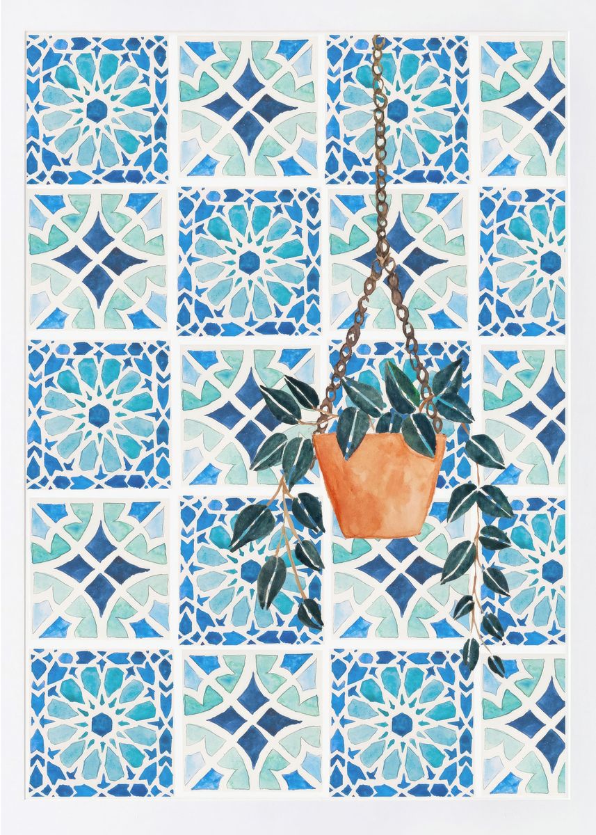 'Botanic Botanical Hotel' Poster, picture, metal print, paint by ...