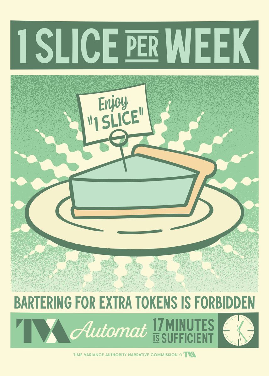 'Enjoy '1 Slice'' Poster, picture, metal print, paint by Marvel | Displate