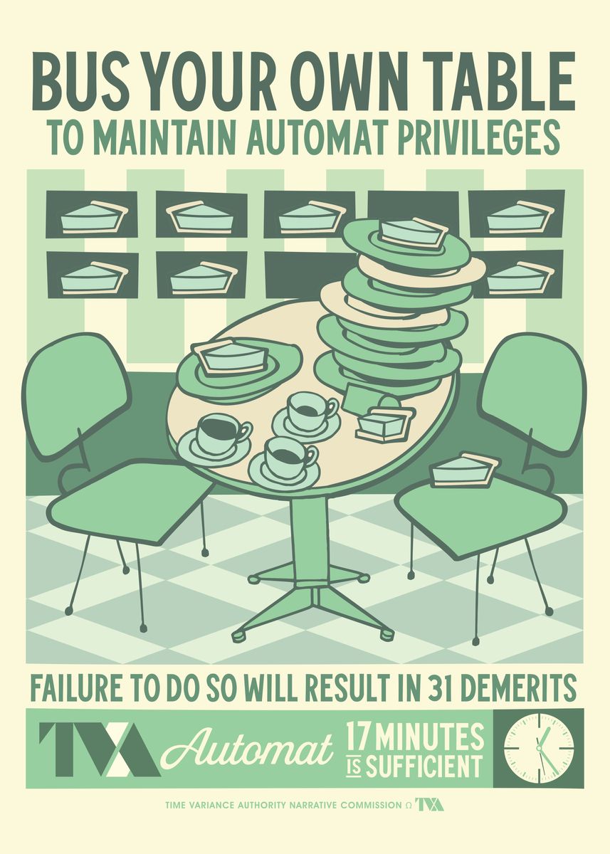 'Bus Your Own Table' Poster, picture, metal print, paint by Marvel ...