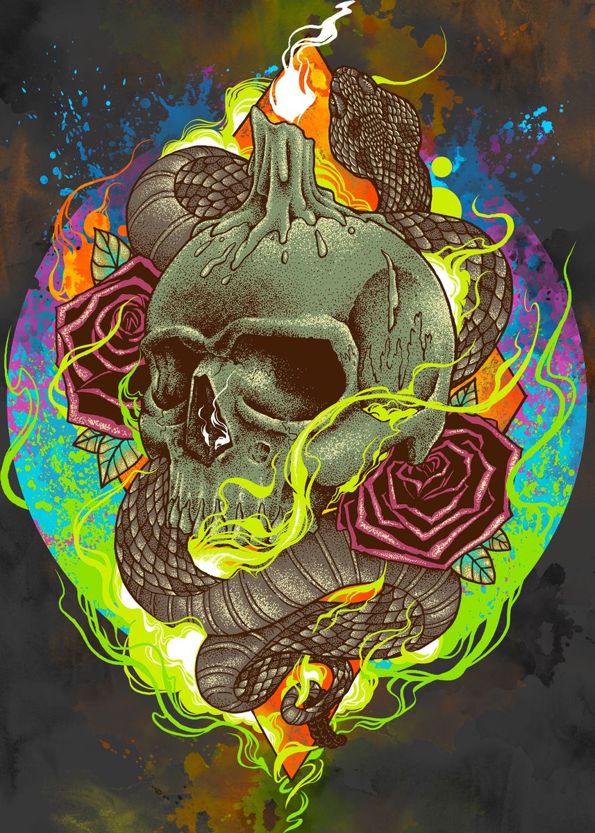'Darkest Hour' Poster, picture, metal print, paint by joe rawks | Displate