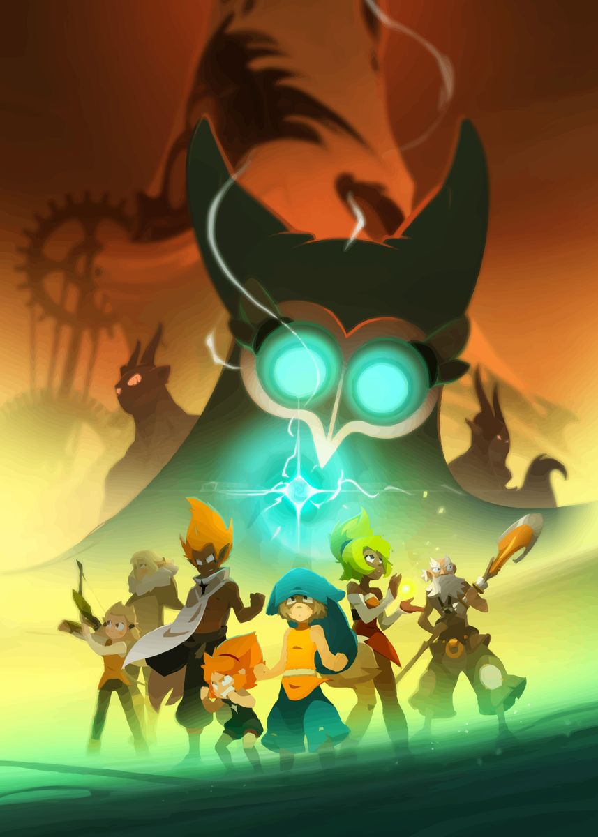 'Fantasy Of Wakfu Monster' Poster, picture, metal print, paint by Giyu ...
