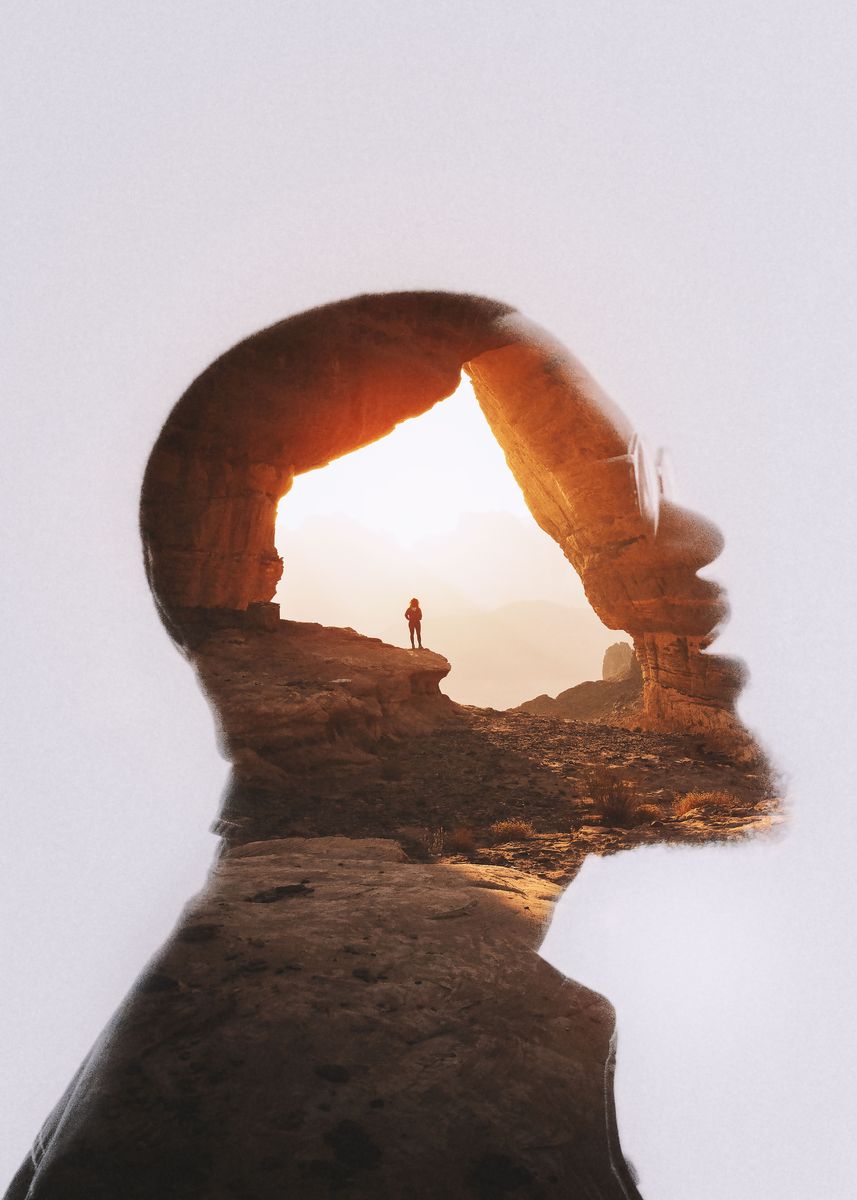 'Inside The Head' Poster, picture, metal print, paint by Eko Cahyo ...