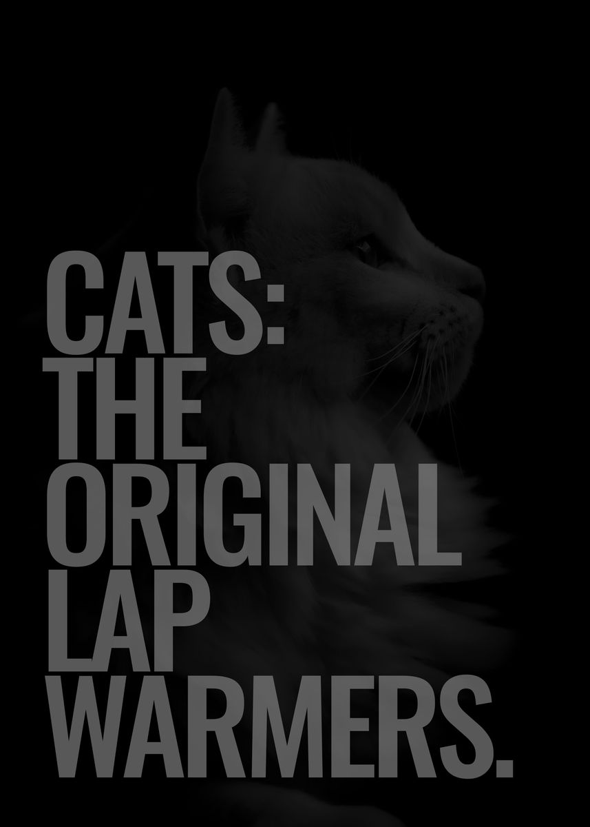 'Quotes about Cat' Poster by WiseWordsWonders | Displate