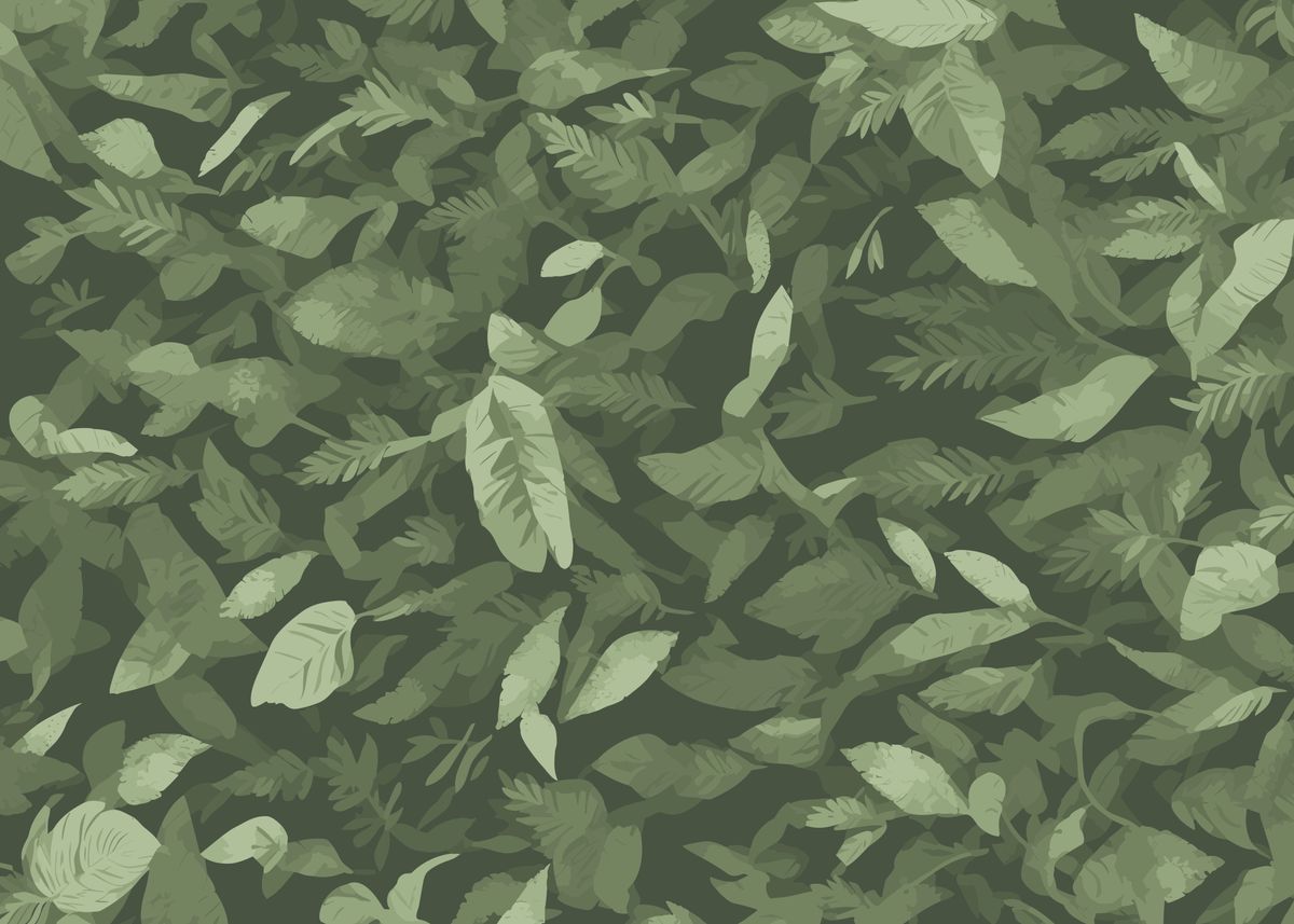 'Leaves Symphony ' Poster, picture, metal print, paint by Roberto ...