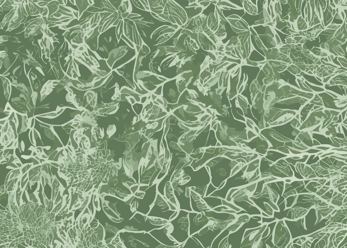 'Green Wilderness ' Poster by Roberto Gonzalez | Displate