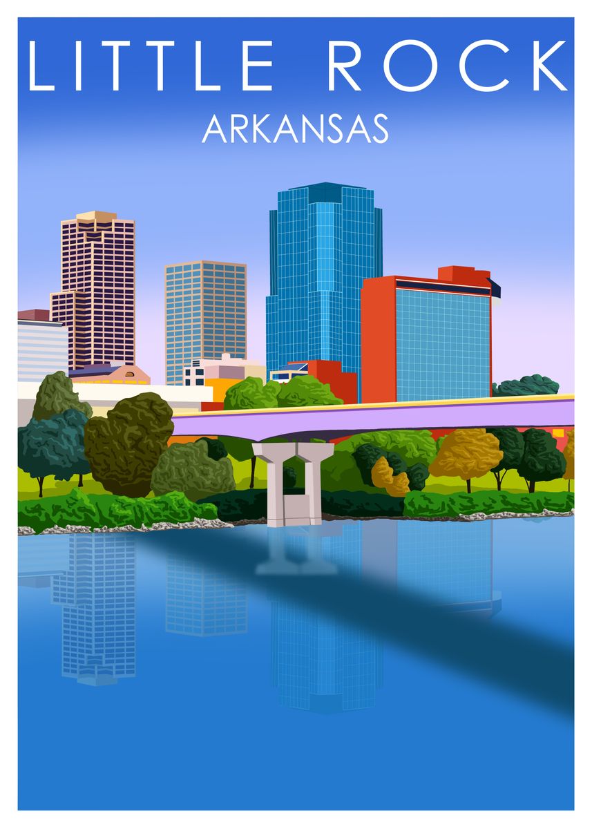 'Little Rock' Poster by OmegaArt | Displate
