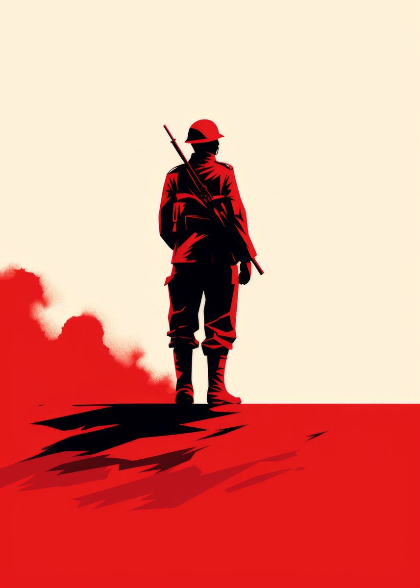 'The British Soldier' Poster by Muntwalt | Displate