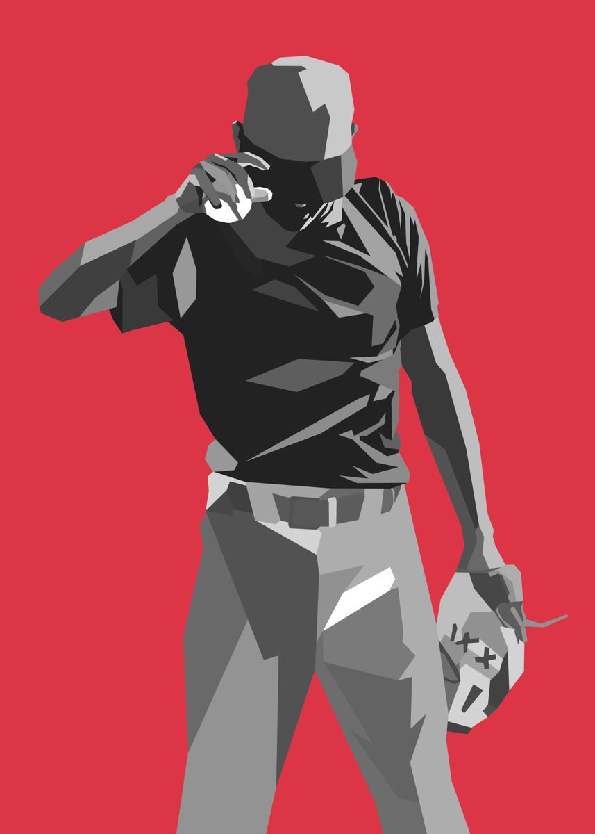 'Baseball Pop Art' Poster, picture, metal print, paint by Ro | Displate