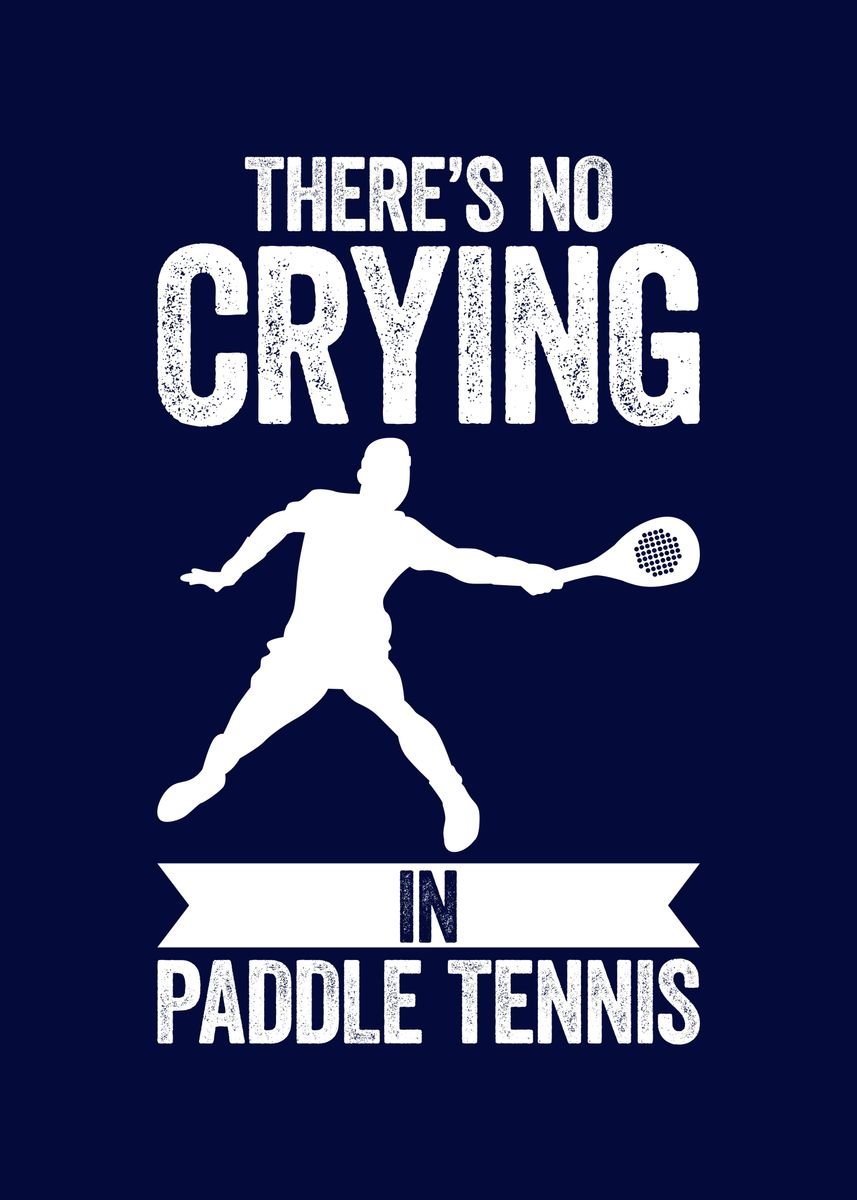 'Paddle Tennis Paddleball' Poster, picture, metal print, paint by MzumO ...