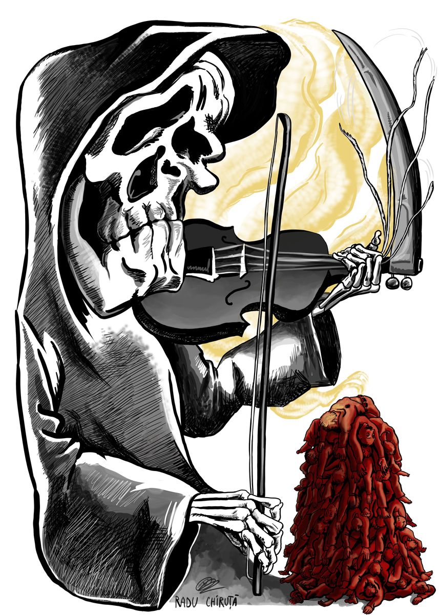 'Peace after war' Poster, picture, metal print, paint by Radu Chiruță ...