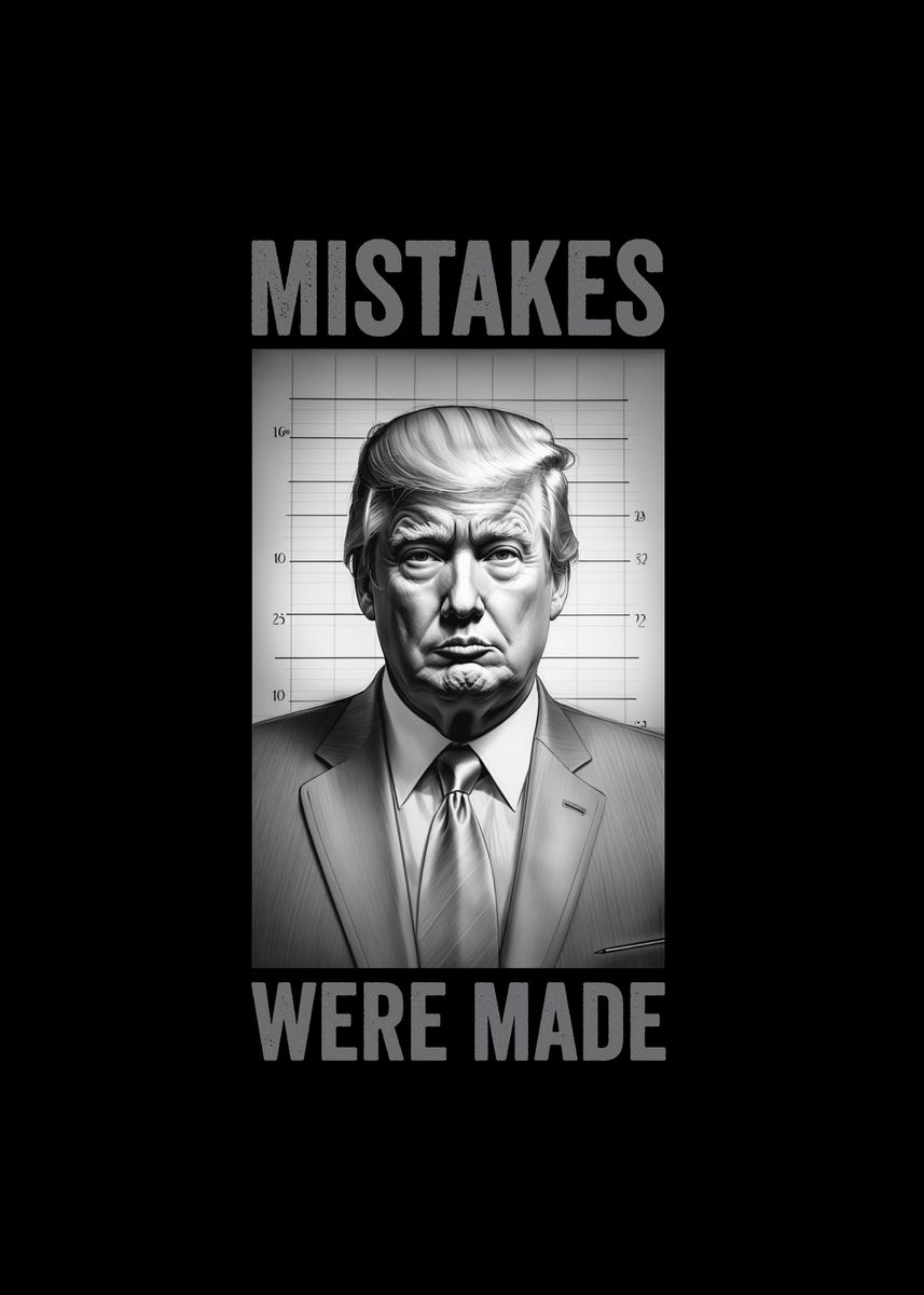 'Donald Trump Mug Shot ' Poster, picture, metal print, paint by ...