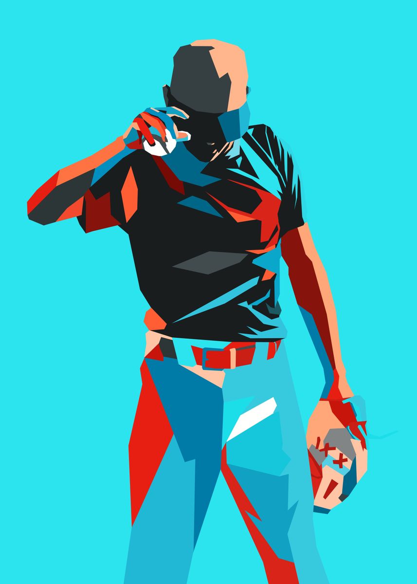 'Baseball Pop Art' Poster, picture, metal print, paint by Ro | Displate