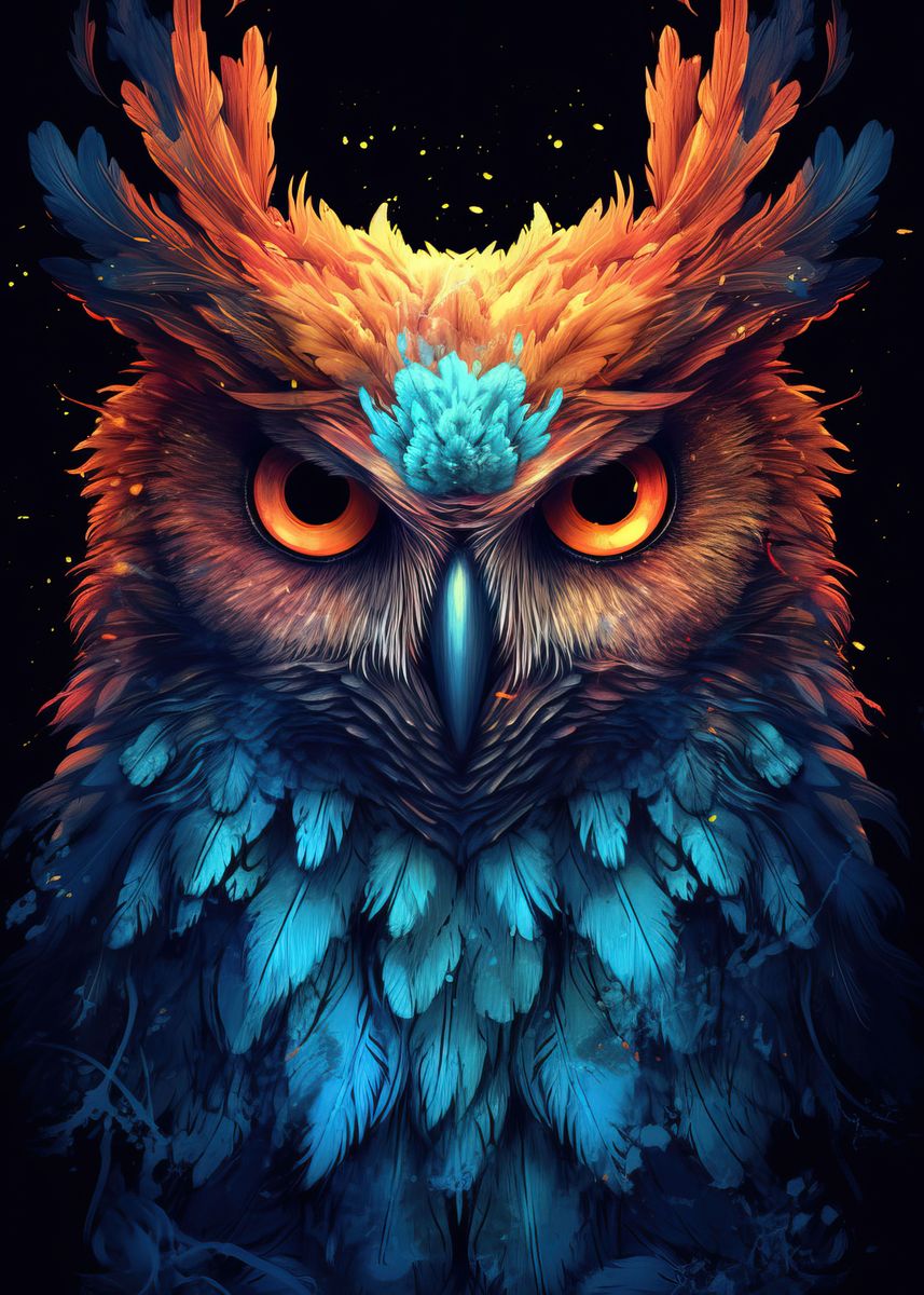 'Owl Animals' Poster by DecoyDesign | Displate