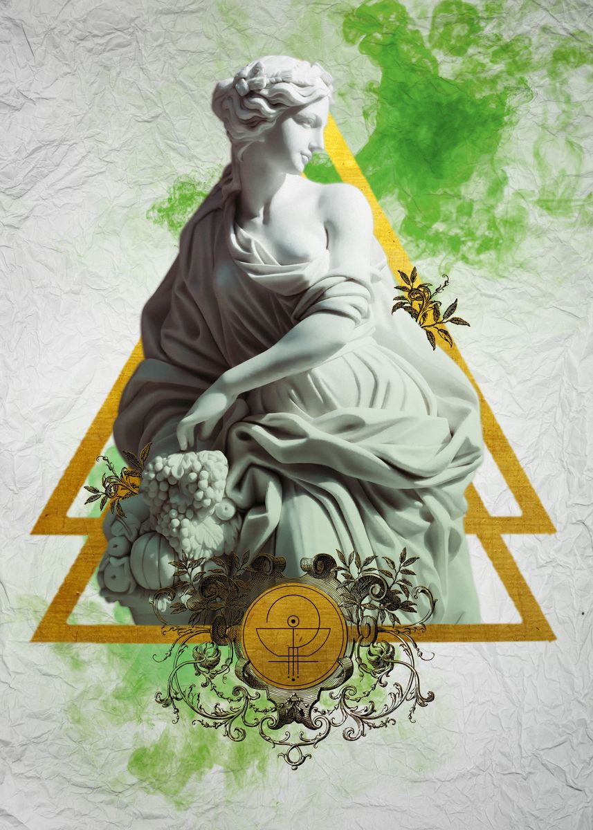 'Demeter Greek Goddess' Poster, picture, metal print, paint by ...