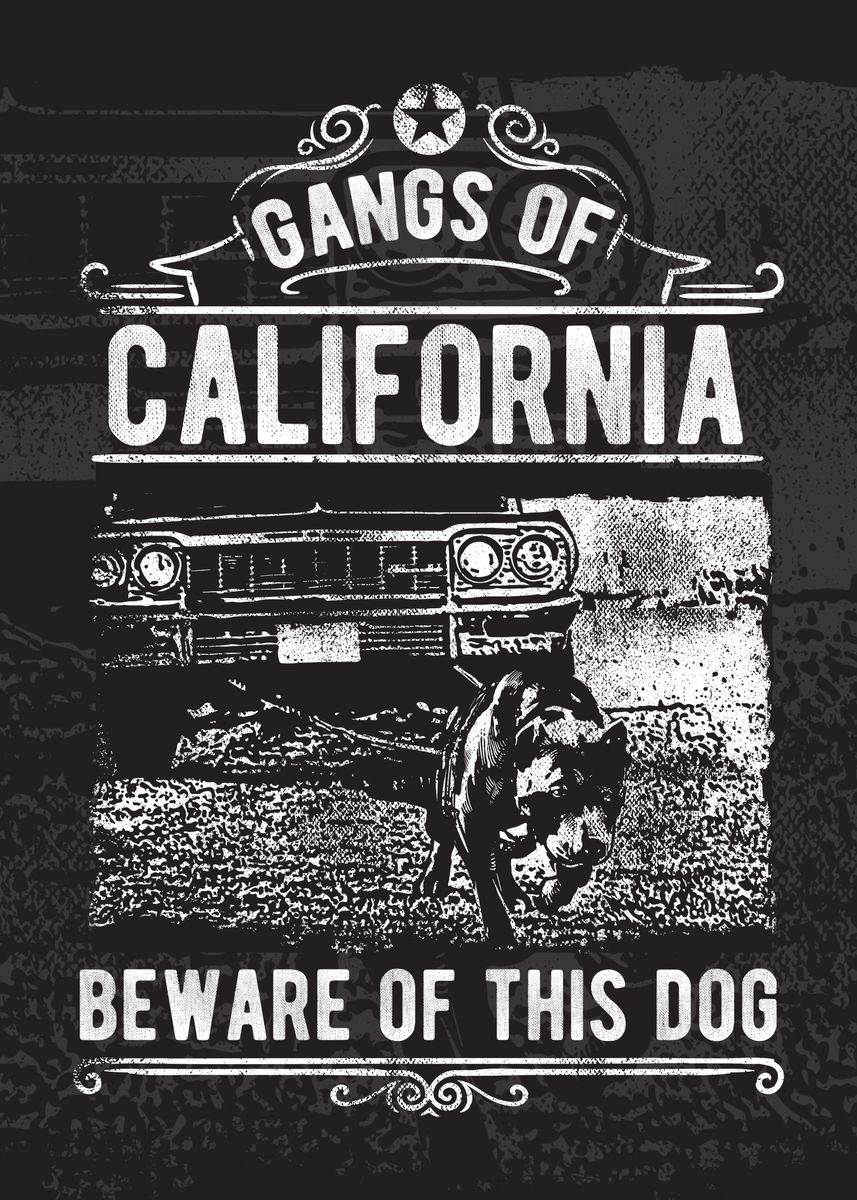 'gang of california' Poster, picture, metal print, paint by fathar art ...