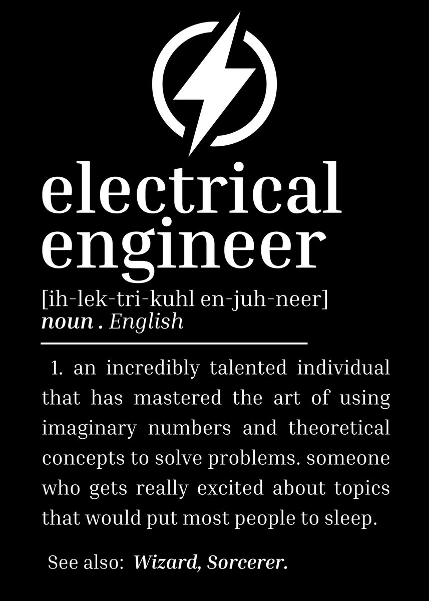 'Electrical Engineer funny' Poster by teehowa timlset | Displate