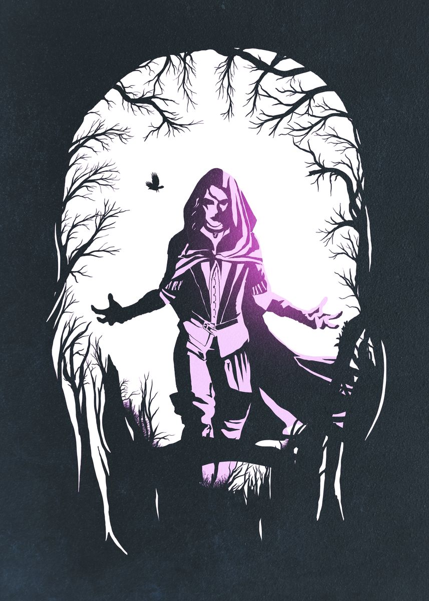 'Yennefer' Poster, picture, metal print, paint by Witcher 3 | Displate