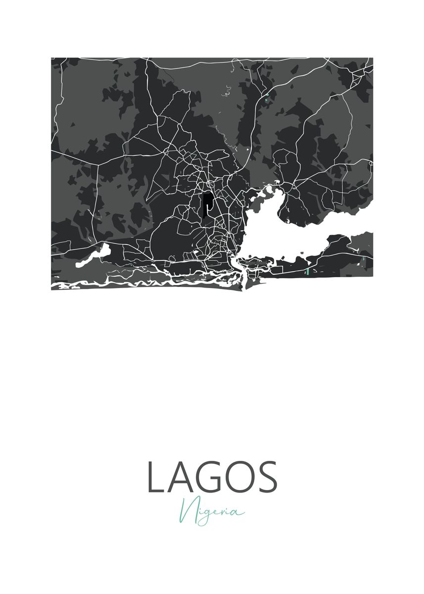 'Lagos Nigeria' Poster by Jessica Kilfoil | Displate