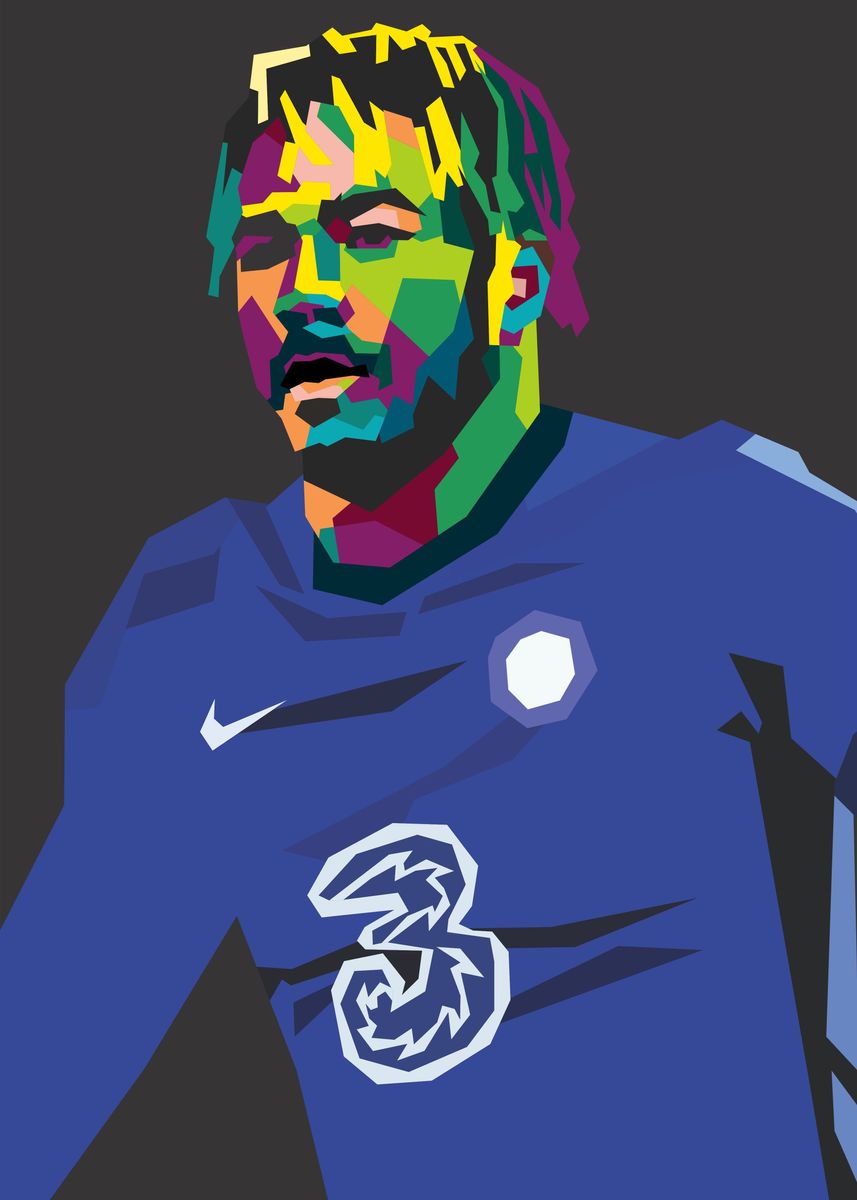 'Reece James sport' Poster, picture, metal print, paint by wahyudien ...