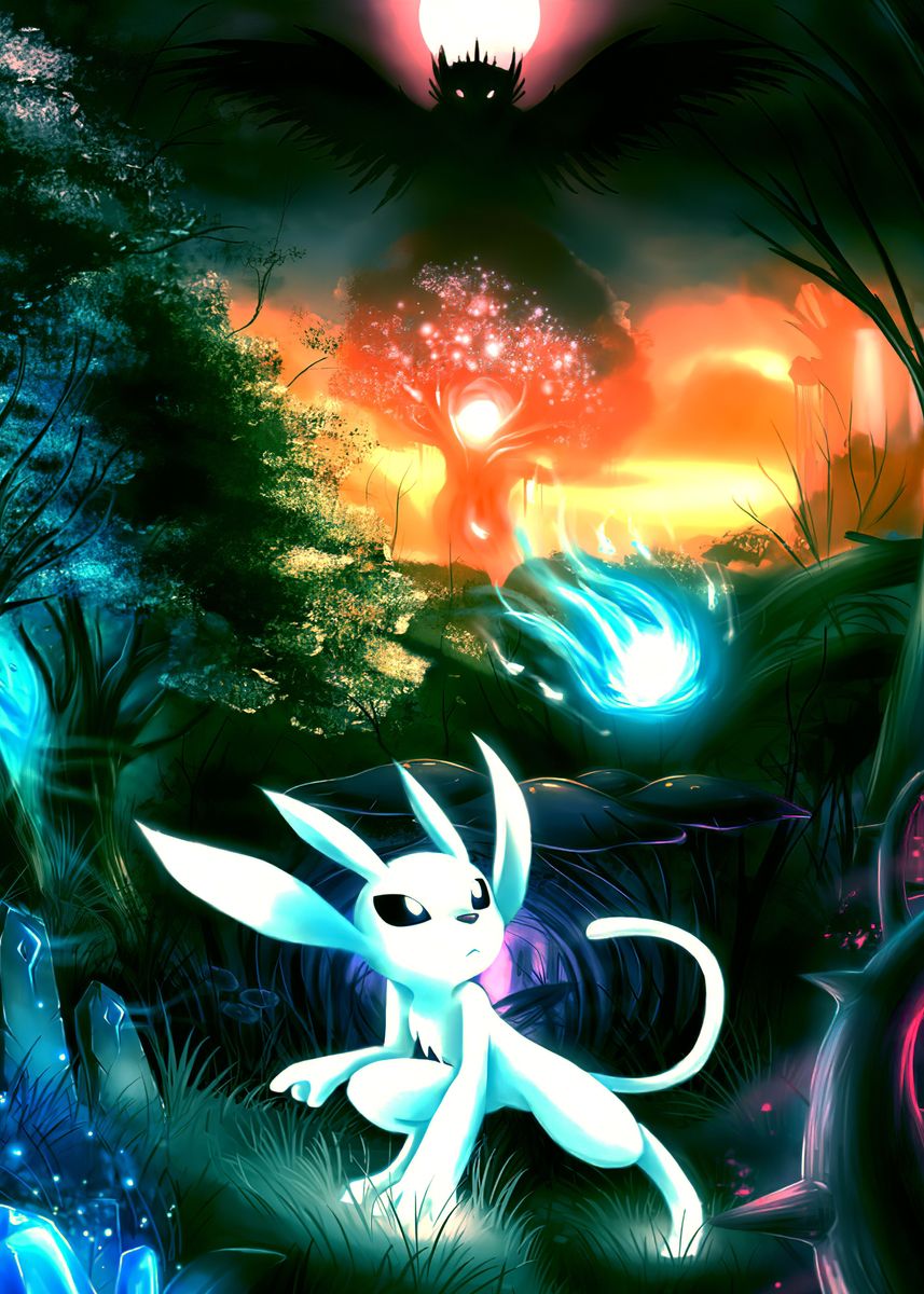 ' Ori the Will of the Wisps' Poster, picture, metal print, paint by ...