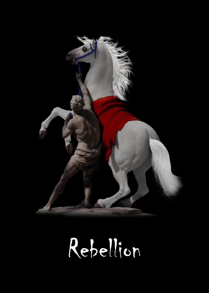 'Rebellion' Poster, picture, metal print, paint by Natalie Khamashta ...