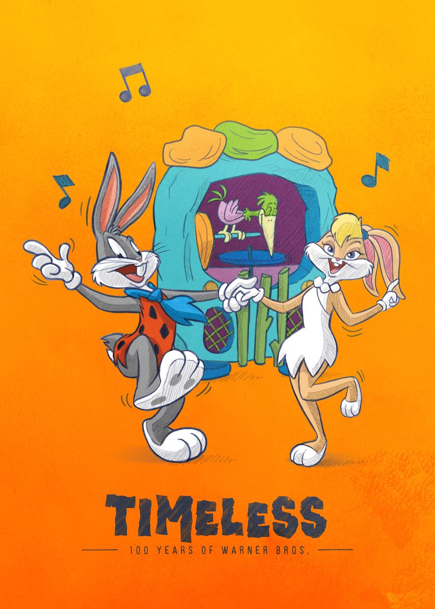 'Timeless' Poster, picture, metal print, paint by Looney Tunes | Displate