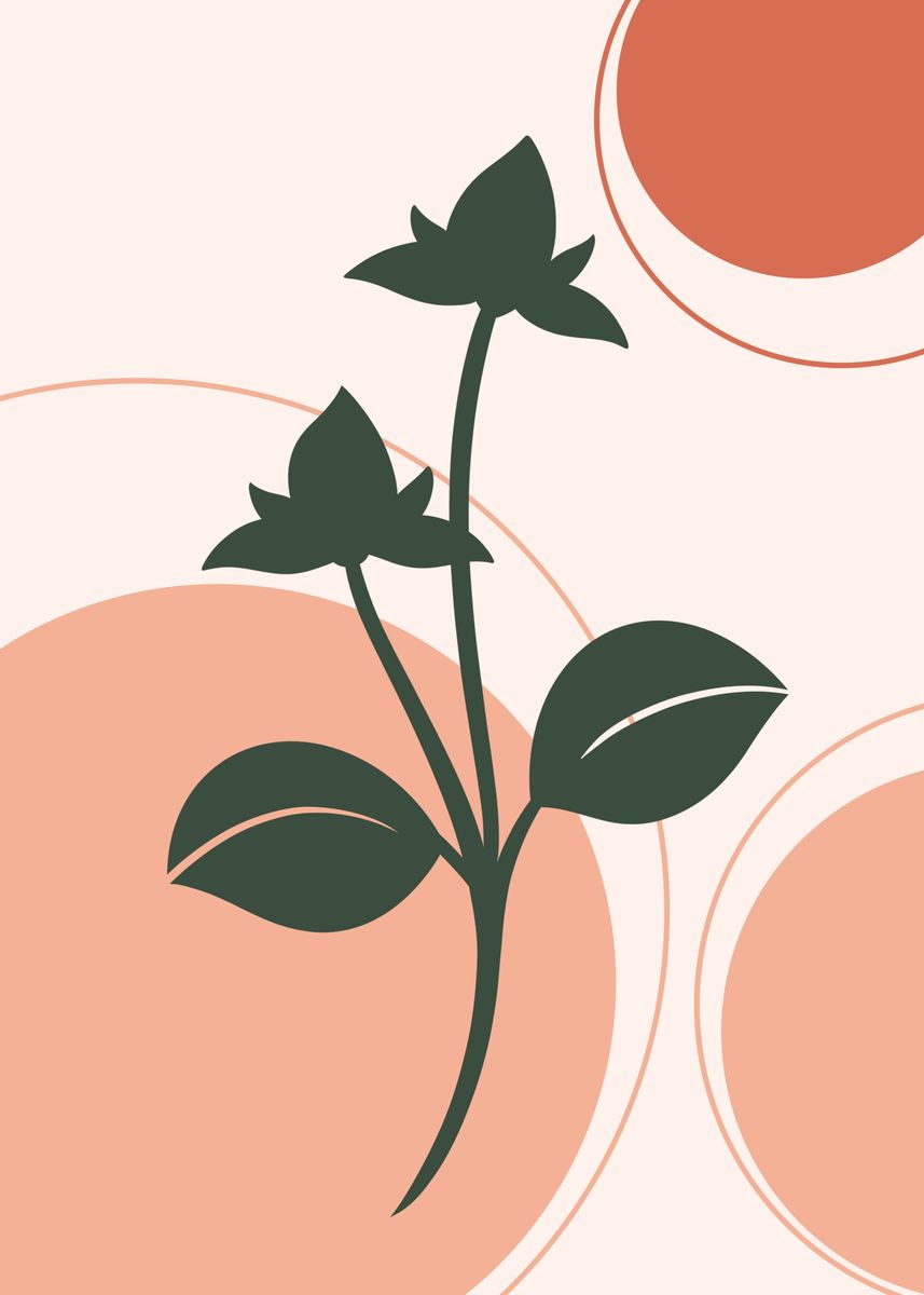 'Flower V3' Poster, picture, metal print, paint by Art Fundamentals ...