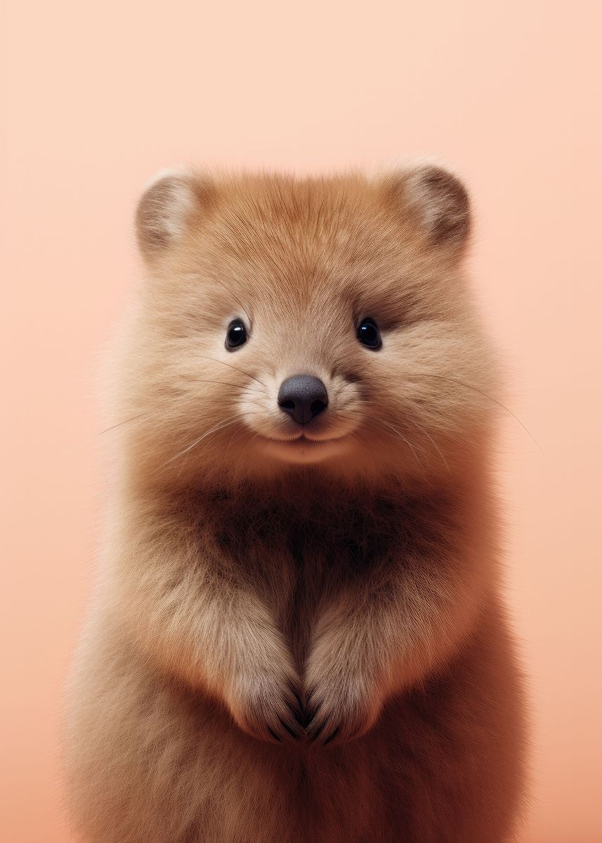 'Quokka Portrait' Poster, picture, metal print, paint by Posters Global ...