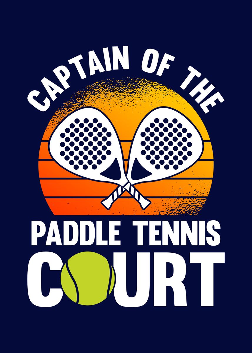 'Paddle Tennis Paddleball' Poster by MzumO | Displate