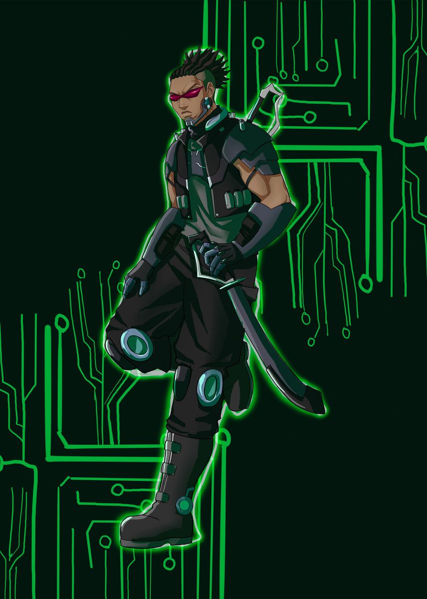 'Shaka' Poster, picture, metal print, paint by Sensiil Studios | Displate