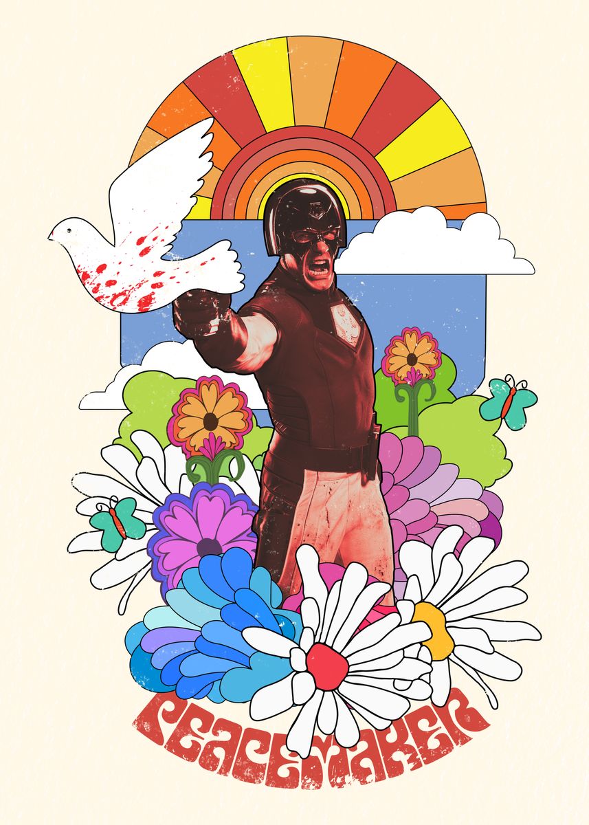 'Peacemaker' Poster, picture, metal print, paint by DC Comics | Displate