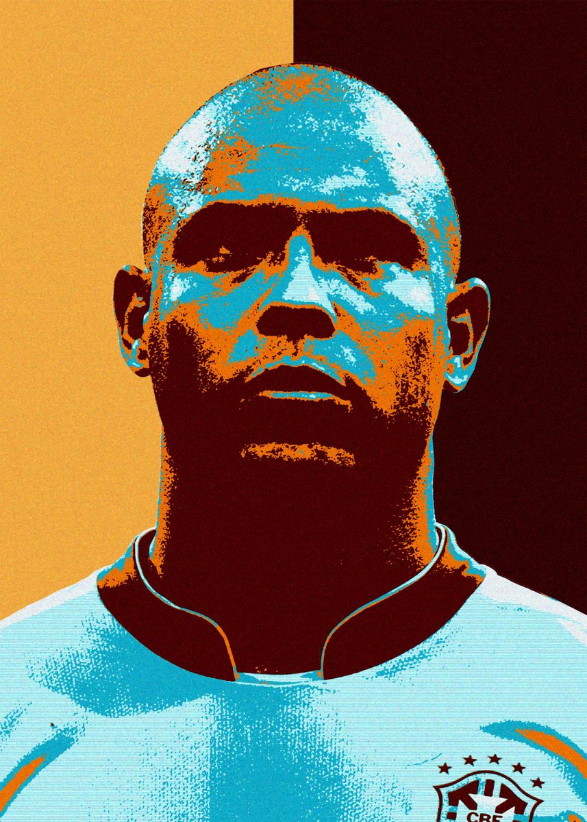 'Ronaldo Nazario da Lima' Poster by CarlosBalistreri Studio | Displate