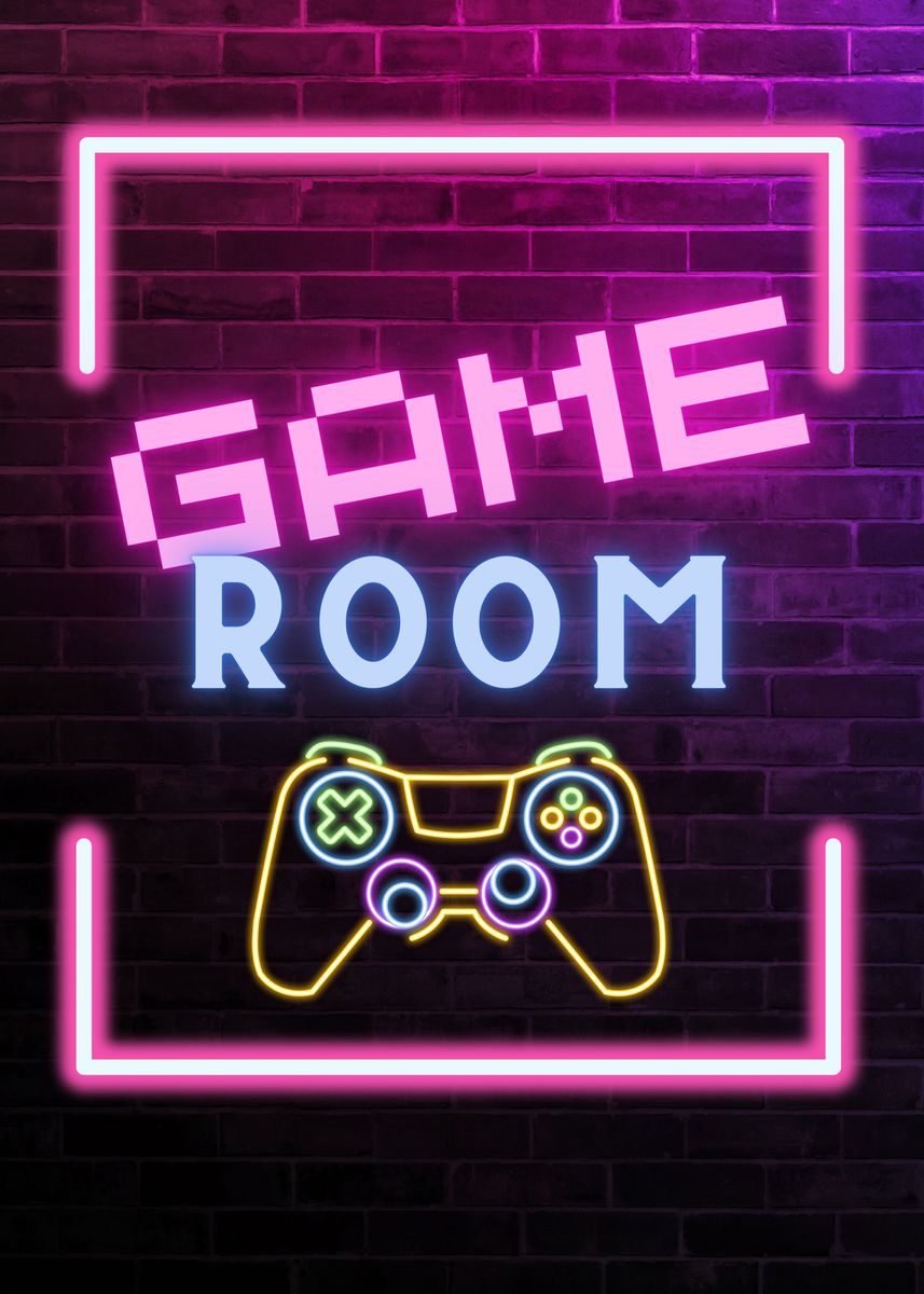 'Game Room' Poster by Tech Manis | Displate