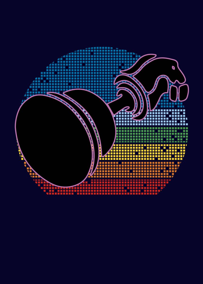 'Funny Chess' Poster, picture, metal print, paint by MzumO | Displate