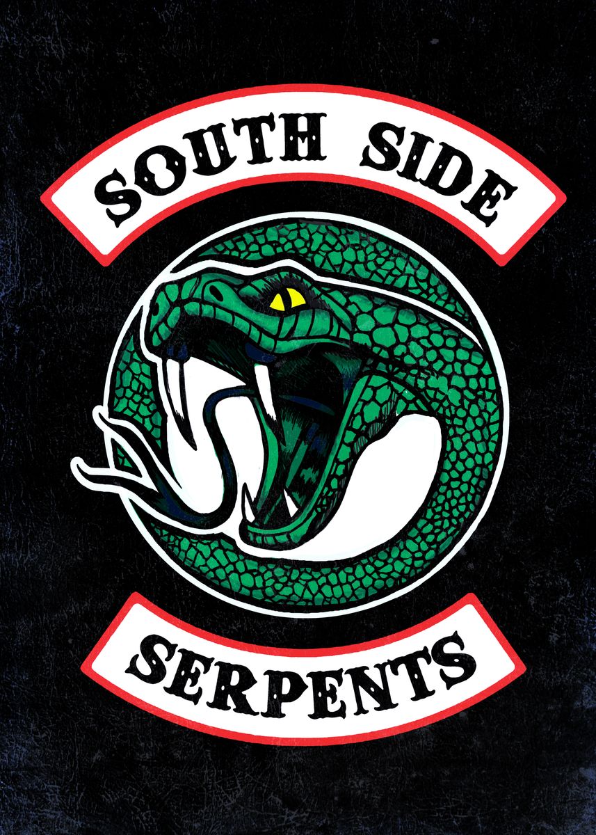 'South Side Serpents' Poster, picture, metal print, paint by Riverdale ...