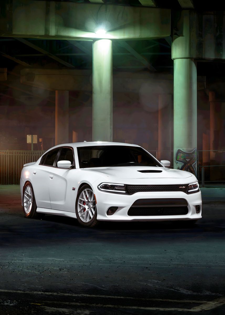 'Dodge Challenger SRT' Poster, picture, metal print, paint by To ...