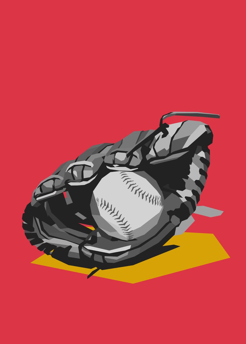 'Baseball Kit Pop Art' Poster by Ro | Displate
