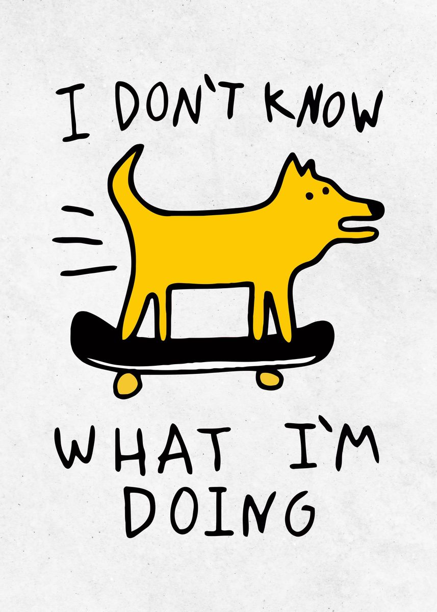 'Funny Animal' Poster, picture, metal print, paint by Wall Art | Displate