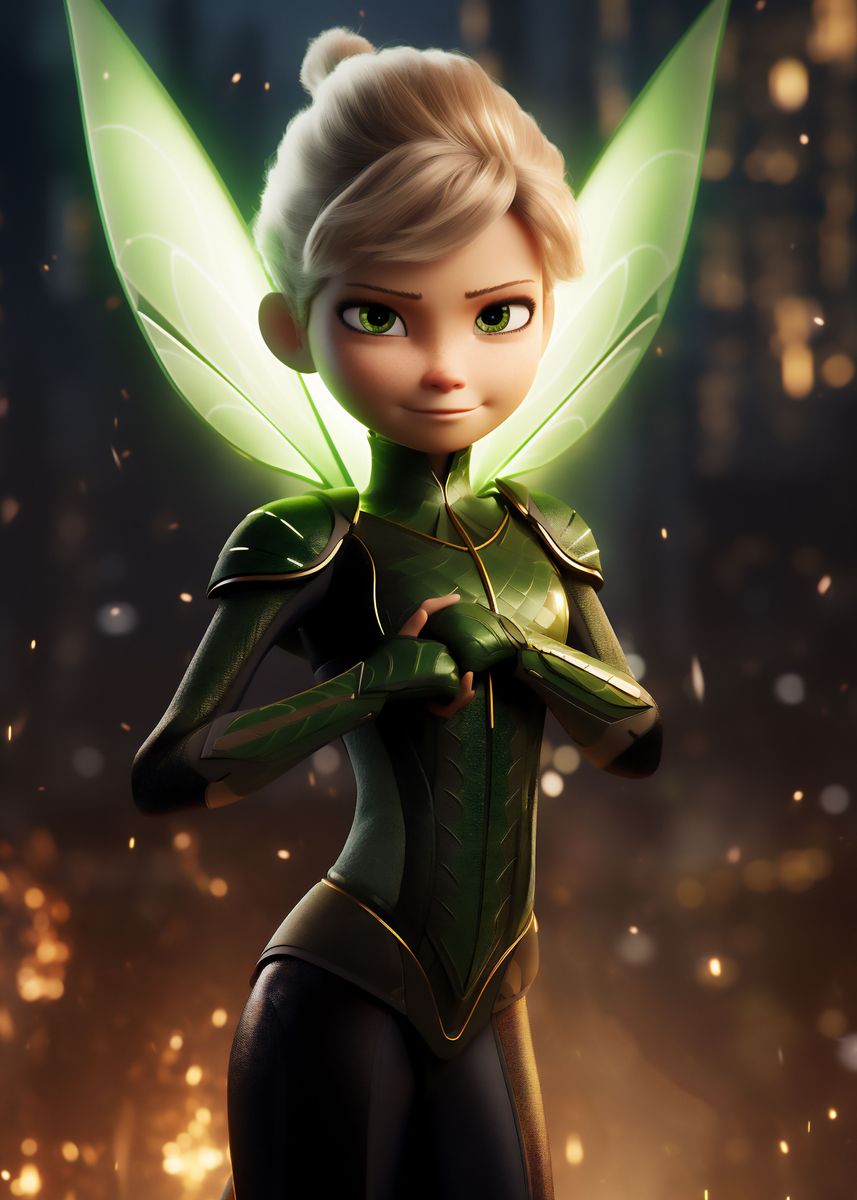 'Super Fairy' Poster, picture, metal print, paint by Richard Reimer ...