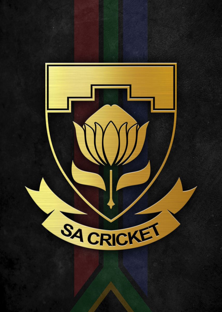'Cricket South Africa team' Poster, picture, metal print, paint by Ray ...