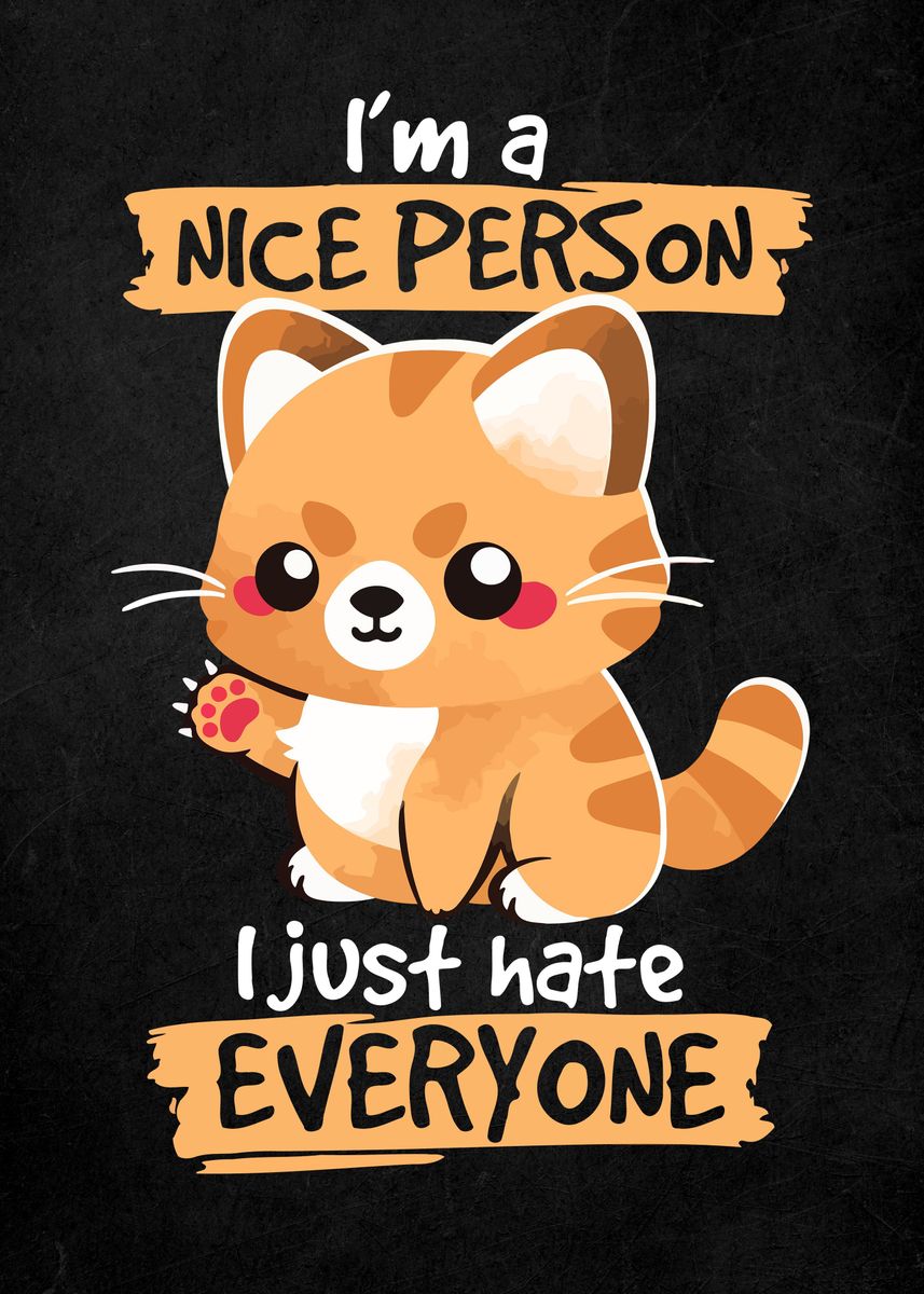 'Funny Animal' Poster, picture, metal print, paint by Wall Art | Displate