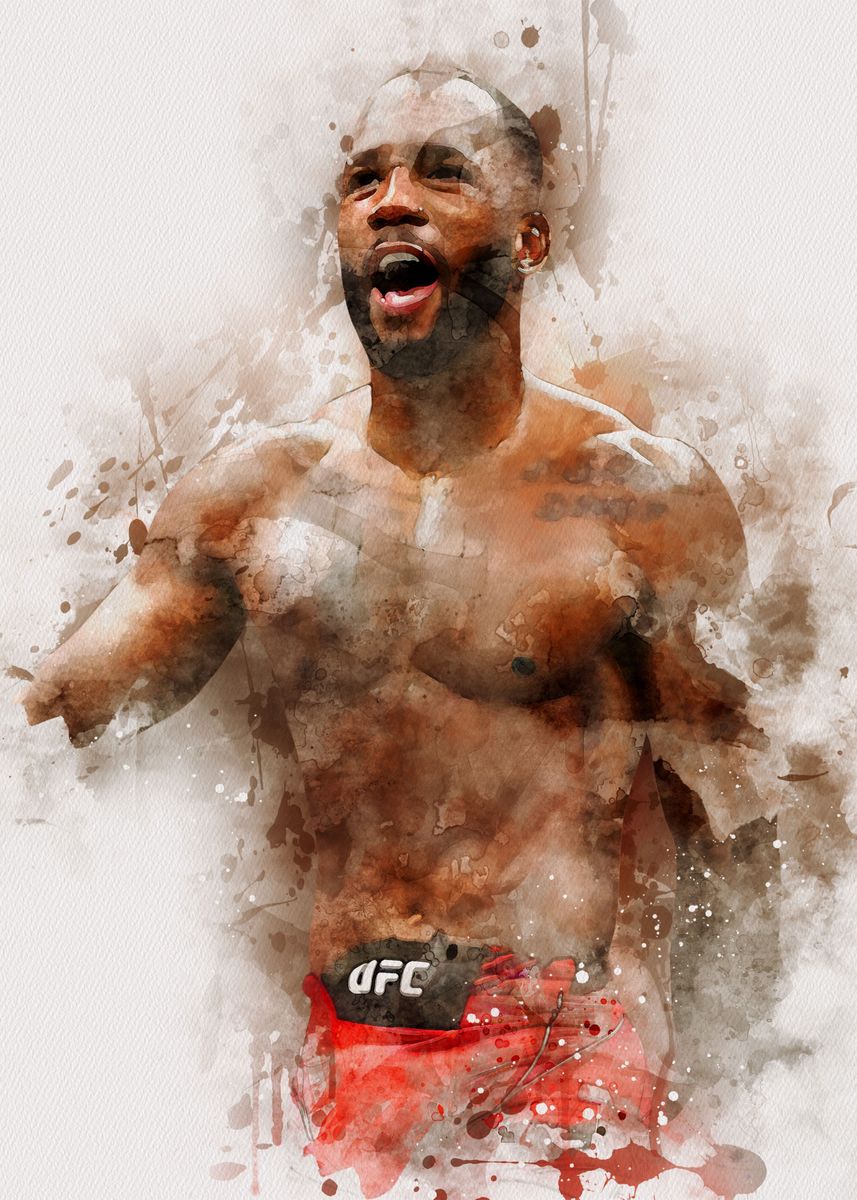'Leon Edwards' Poster, picture, metal print, paint by Paul C. Lane ...