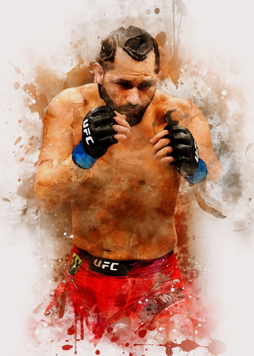 'Jorge Masvidal' Poster, picture, metal print, paint by Paul C. Lane ...