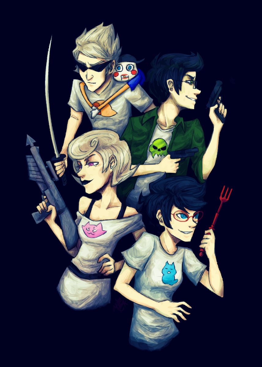 'Homestuck Mutant Hiveswap' Poster, picture, metal print, paint by ...