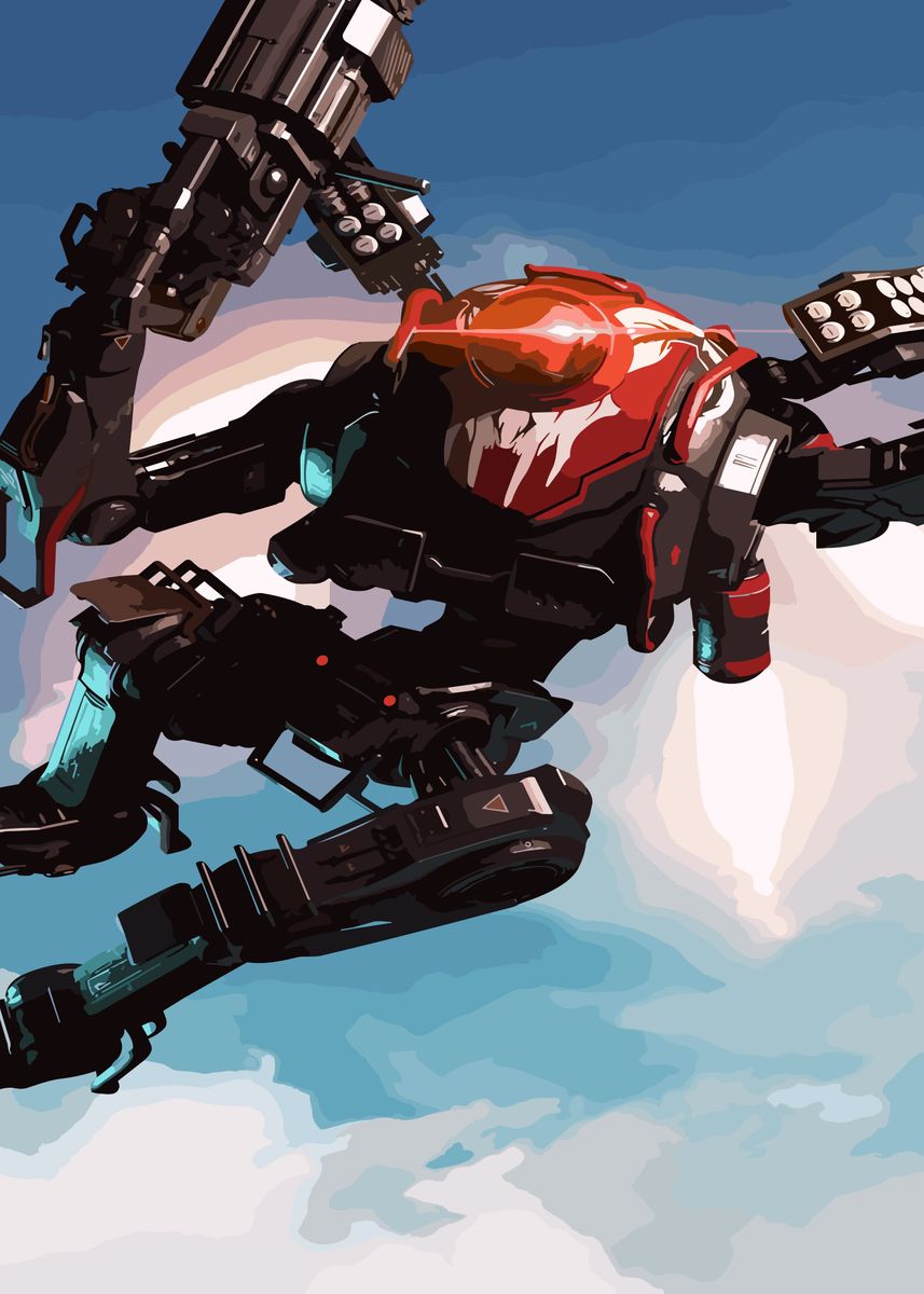 'titanfall game' Poster, picture, metal print, paint by baity inc ...