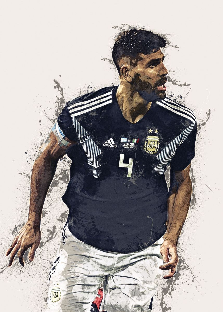 'Federico Fazio' Poster, picture, metal print, paint by Ollie Reid ...