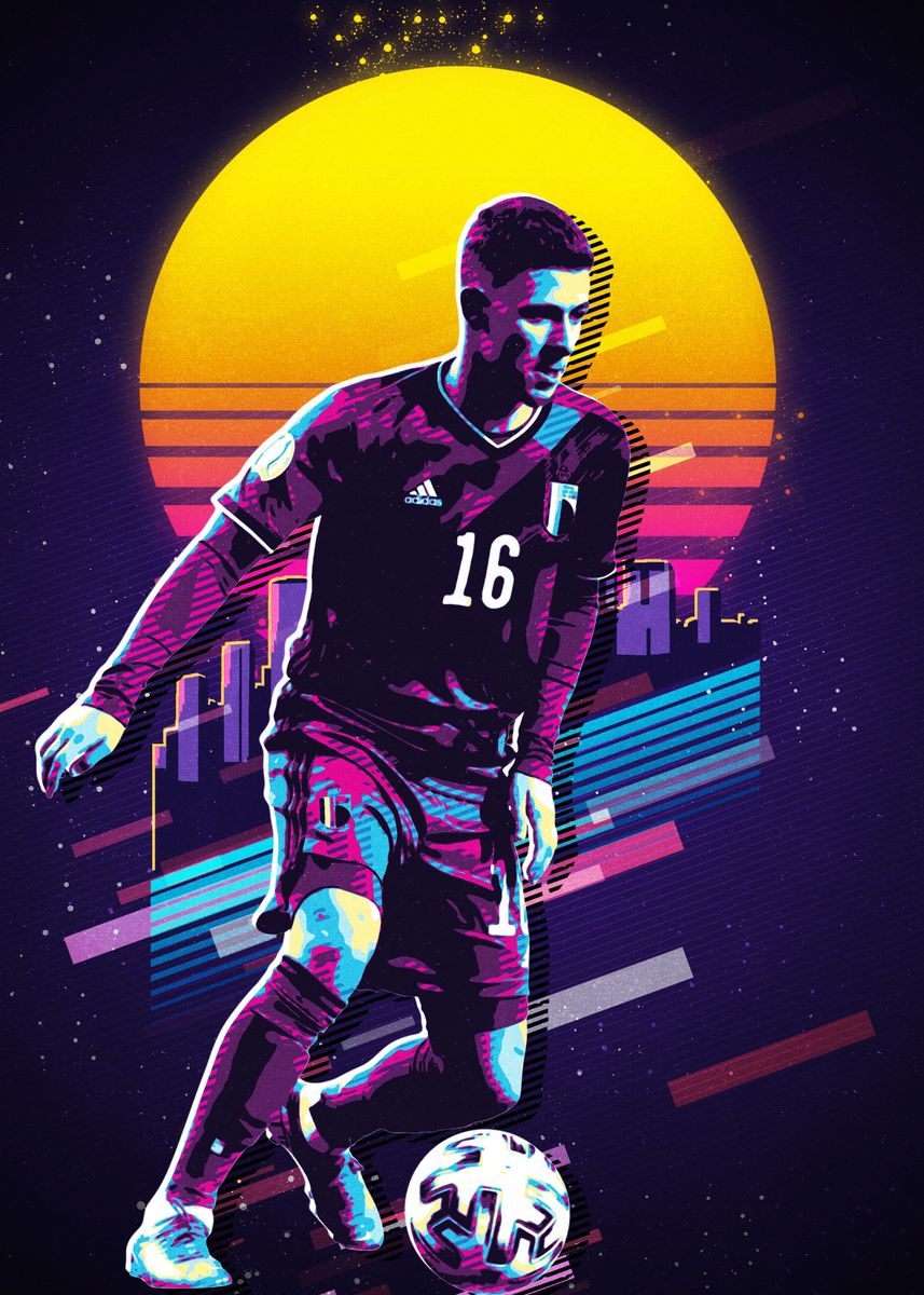 'Thorgan Hazard Style 80s' Poster, picture, metal print, paint by ...