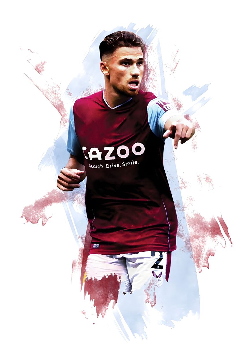 'Matty Cash Poster' Poster by CarlosBalistreri Studio | Displate