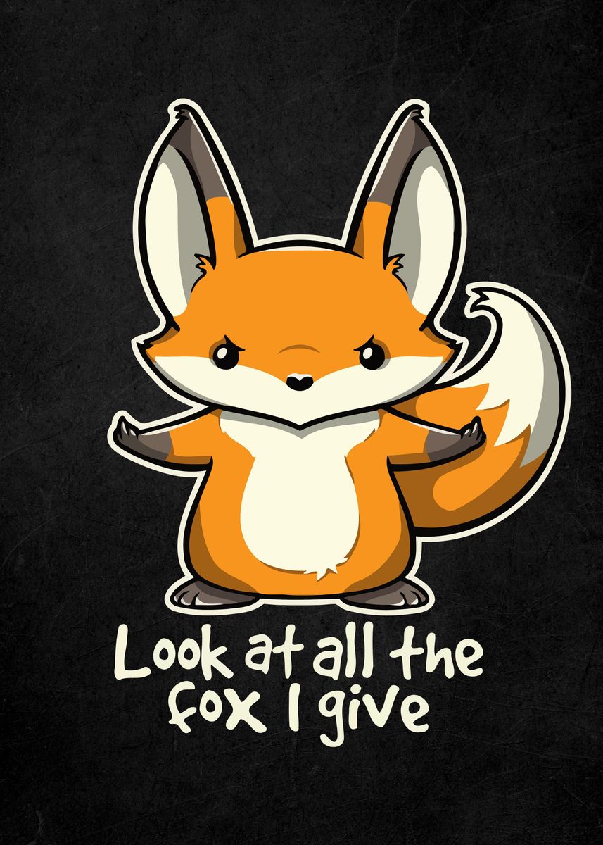 'Funny Animal' Poster, picture, metal print, paint by Wall Art | Displate